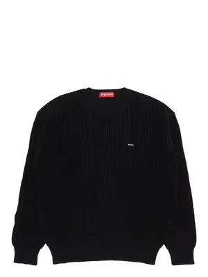Supreme Small Box Ribbed Sweater - Black