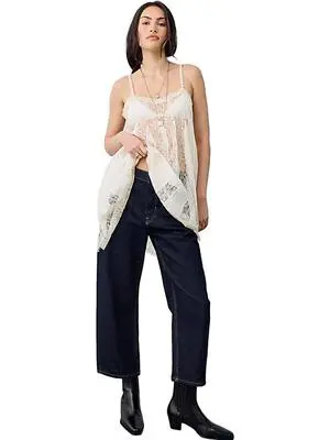 Free People We The Free Deep Trance Dropped Boyfriend Jeans - Rinse