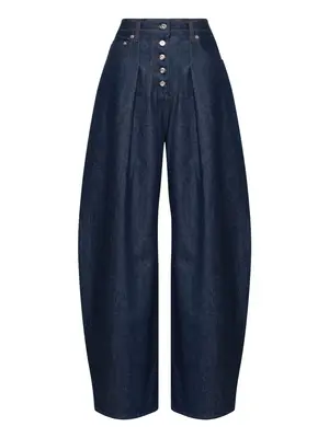 Jacquemus Le De-nimes Ovalo Jeans - Blue