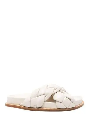 FABIANA FILIPPI Braided Leather Slides