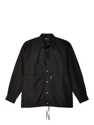 Comme Des Garçons Long-sleeve Cotton Shirt - Black