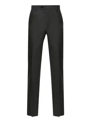 FURSAC Virgin Wool Tailored Trousers - Grey