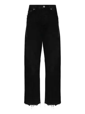 AGOLDE 90's Mid-rise Straight-leg Jeans - Black