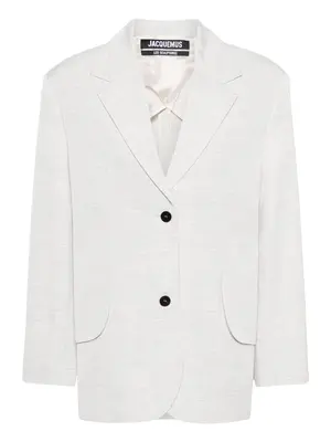 Jacquemus La Veste Titolo Blazer - Grey