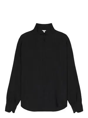 SAINT LAURENT Saint Laurent Chemise Col Chemine In Black