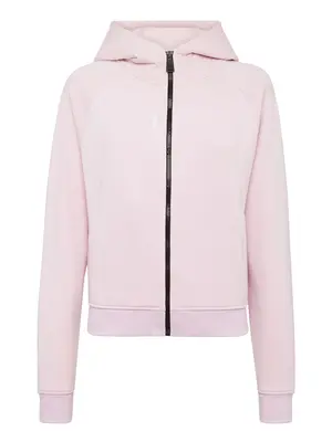 PLEIN SPORT Zip-up Hooded Jacket - Pink