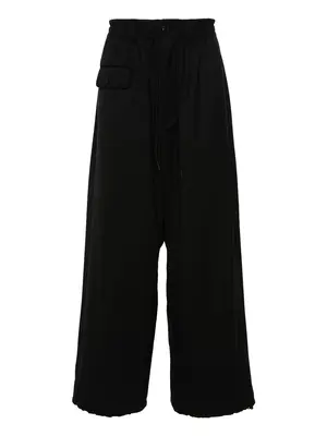 Y3 Wide-leg Trousers - Black