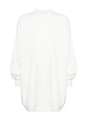 Rick Owens Oversized Cotton Sweatshirt - White