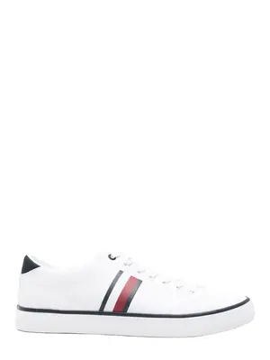 Tommy Hilfiger Logo-patch Sneakers - White
