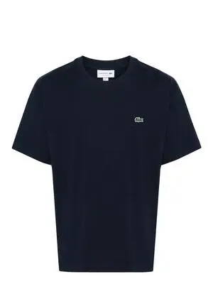 Lacoste Logo-patch Cotton T-shirt - Blue