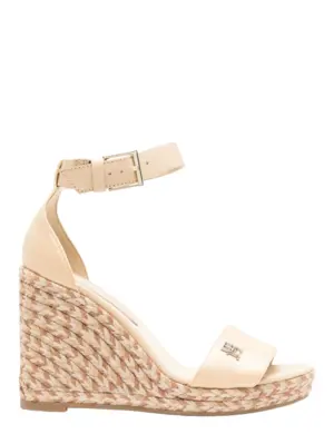 TOMMY HILFIGER Tommy Hilfiger 110mm Logo-Plaque Wedge Espadrilles