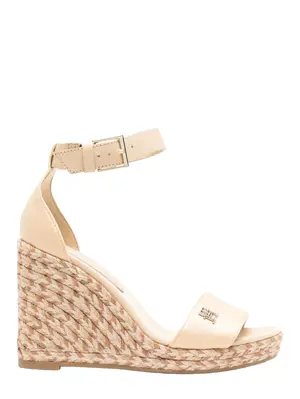 TOMMY HILFIGER Tommy Hilfiger 110mm Logo-Plaque Wedge Espadrilles