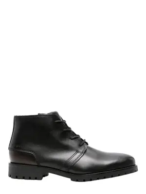 BUGATTI Paule Leather Ankle Boots - Black