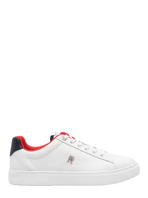 Tommy Hilfiger Essential Elevated Leather Sneakers - White