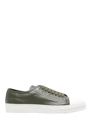 SCAROSSO Leather Sneakers - Green