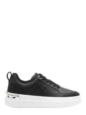 Tommy Hilfiger Lux Court Leather Sneakers - Black