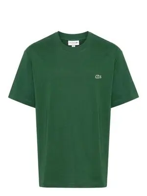 Lacoste Logo-patch Cotton T-shirt - Green