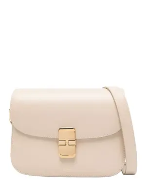 A.p.c. Small Grace Shoulder Bag Neutrals