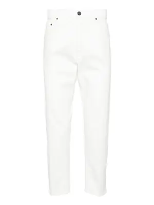 LARDINI Tapered-leg Jeans - White