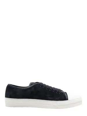 SCAROSSO Ambrogio Suede Sneakers - Blue
