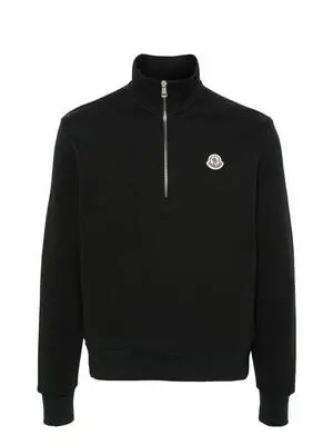 Moncler Logo-appliqué Jumper - Black