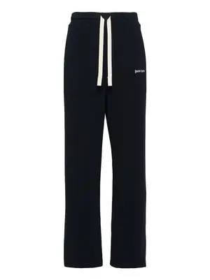 Palm Angels Classic Logo Cotton Track Pants - Blue