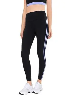 Splits59 High-waist Airweight 7/8 Leggings With Side Stripe Detail - Black