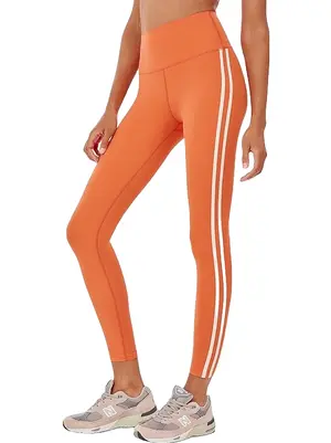 Splits59 Splits59 High-Waist Airweight 7/8 Leggings With Side Stripe Detail Orange