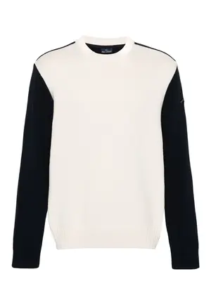 PAUL & SHARK Paul & Shark Two-Tone Ribbed Jumper