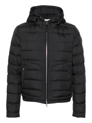 Moncler Moncler Sestriere Padded Hooded Jacket Black