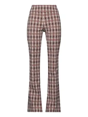 RRD Geometric Design Flared Trousers - Purple