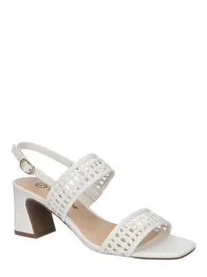 BELLA VITA Xannon Slingback Sandals - White