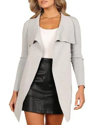 PETAL & PUP Petal & Pup Zimmer Tie Waist Cardigan Grey