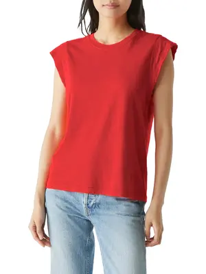 Michael Stars Michael Stars Joey Power Shoulder T-shirt Tamale
