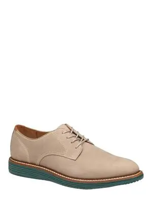 Johnston & Murphy Johnston & Murphy Upton Plain Toe Derby Taupe Nubuck