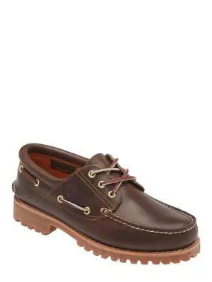 Timberland Authentic 3-eye Lug Boat Shoe - Brown