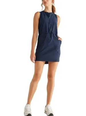 Zella Zella In Flight Utility Dress Navy Sapphire