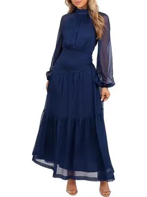 PETAL & PUP Julip Maxi Dress - Navy
