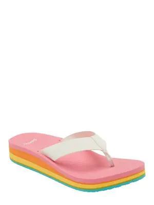 Sanuk Highland Flip Flop - Rainbow