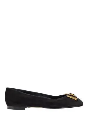 Sarah Flint Mirjana Ballerina Flats - Black Suede