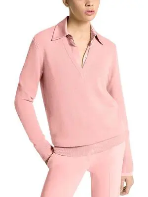 Michael Kors Cashmere V-neck Sweater - Rosette