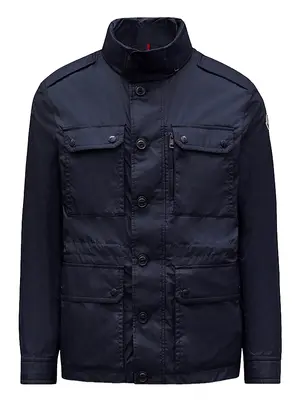 Moncler Lez Rain Field Jacket - Dark Blue