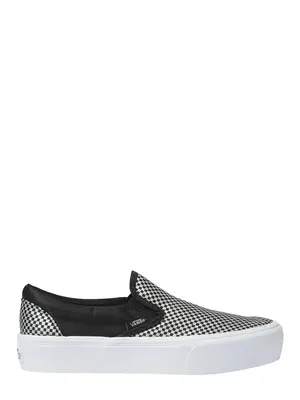 VANS Classic Slip-on Sparkle Check - Black