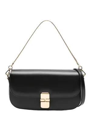 A.p.c. Grace Chaine Clutch - Black