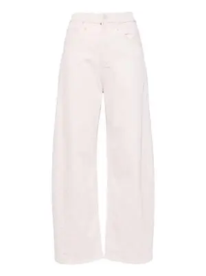 MOTHER The Half Pipe Ankle Jeans - White