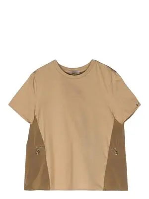 HERNO Colourblock Panelled T-shirt