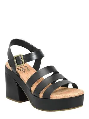 KORK-EASE® Pasha Platform Sandal - Black
