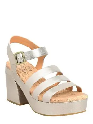 KORK-EASE® Pasha Platform Sandal - Gold Metallic