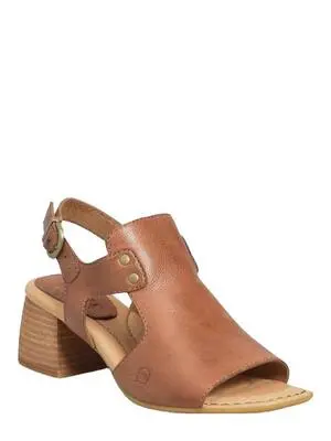 BØRN Børn Sylvie Slingback Sandal Brown Leather
