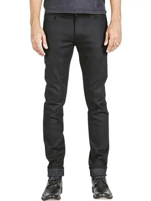 HIROSHI KATO The Needle Slim 10.5-ounce Stretch Selvedge Jeans - Black Raw